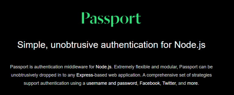 Otentikasi praktis dengan Passport JS – Algostudio Community