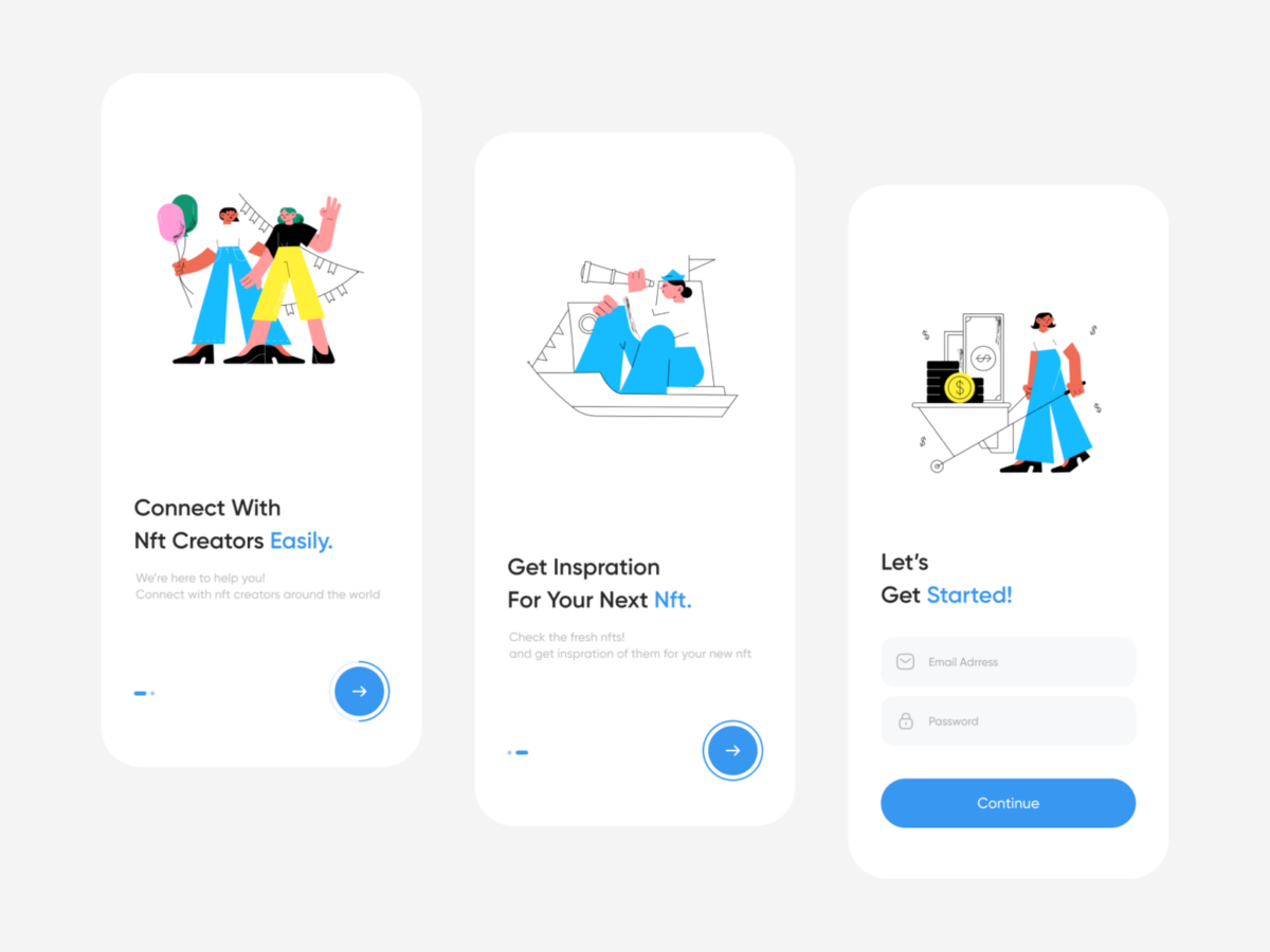 Best Practice Onboarding Screen – Algostudio Community